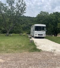 Brazos River camping at Brazos River Hideout